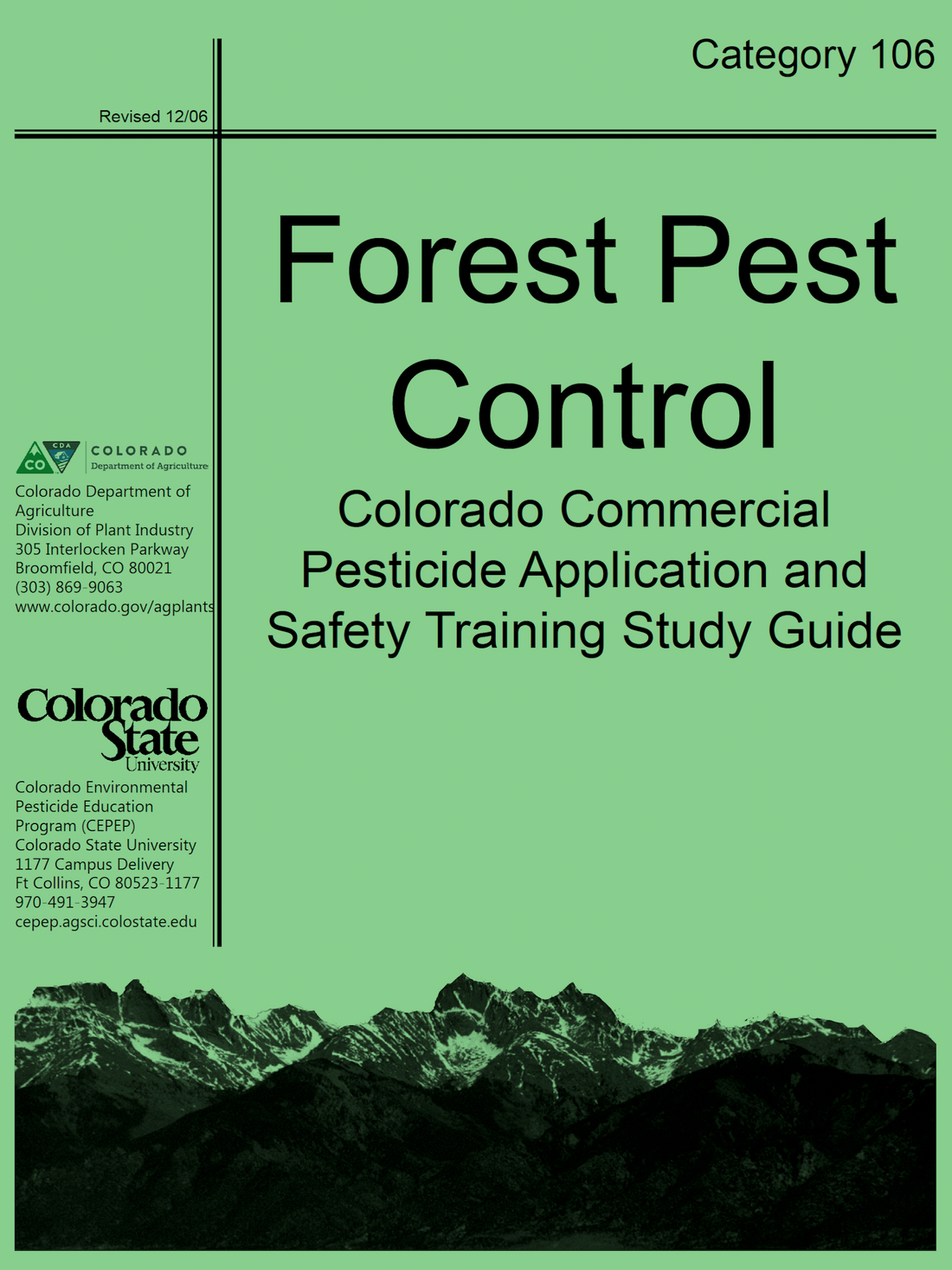 Category 106: Forest Pest Control (2006) – CEPEP Store