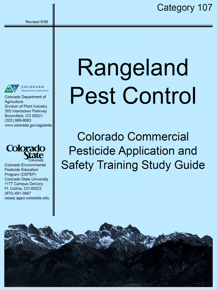 Colorado Pesticide Applicator Licensing Study Guides – CEPEP Store